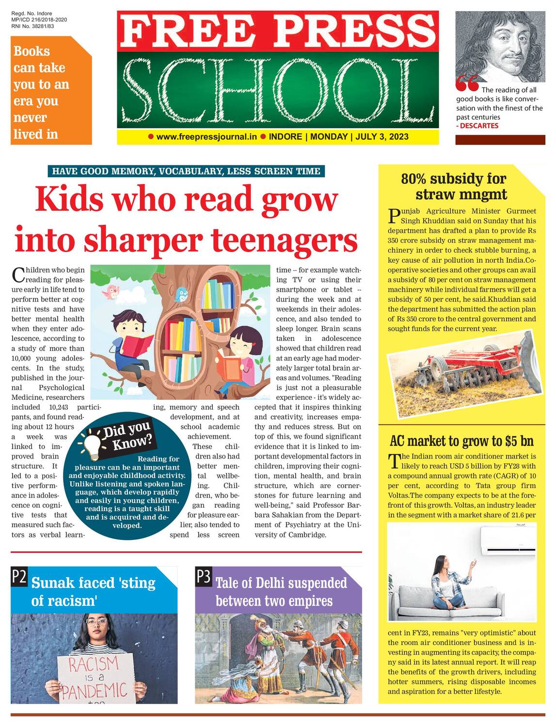 Epaper Free Press Journal | Download English News paper | Today News paper